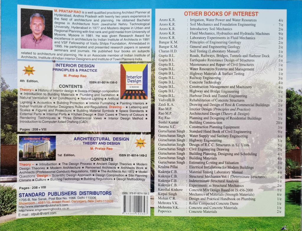 Landscape Design Theory Practice – Standard Publications