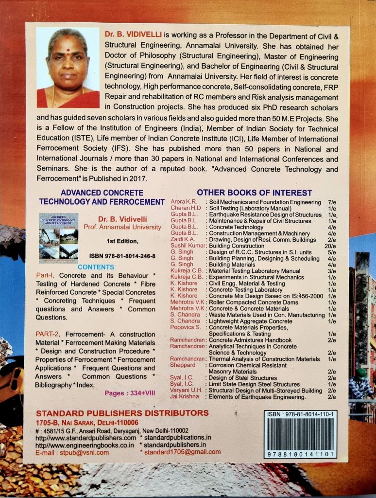 Rehabilitation of Concrete Structures – Standard Publications